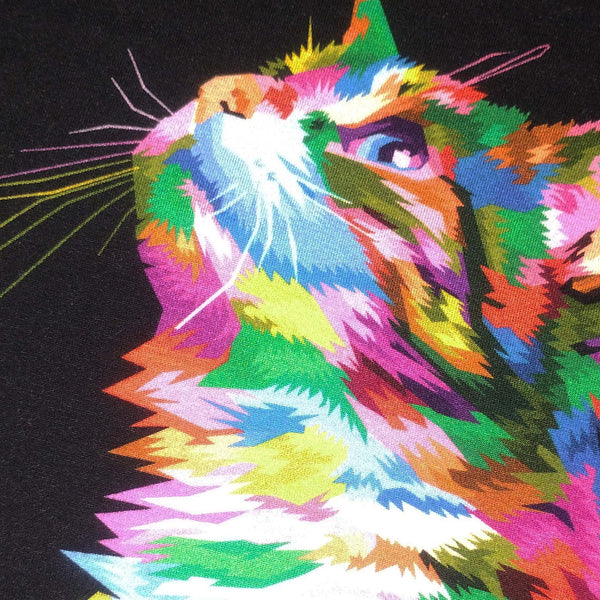 Viskosejersey - Panel - Kat – Stofbanditten